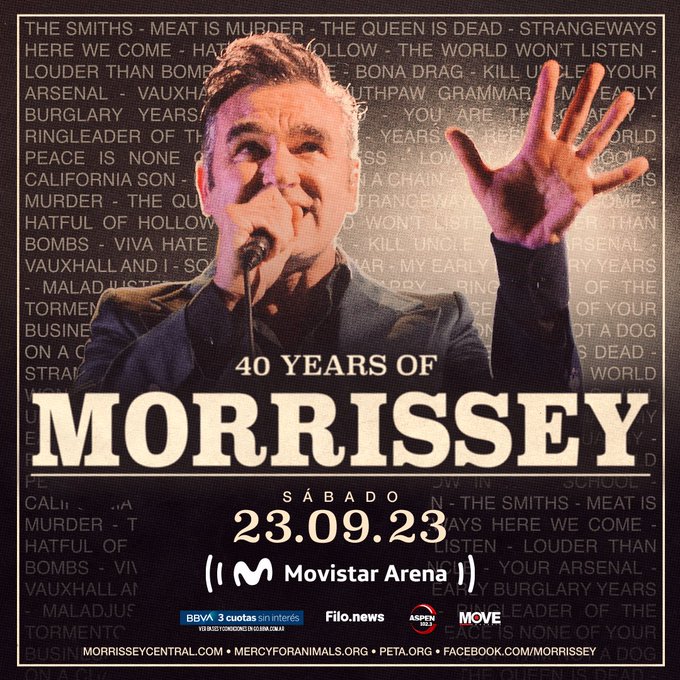 MORRISEY EN ARGENTINA | Marcela Godoy Espectáculos